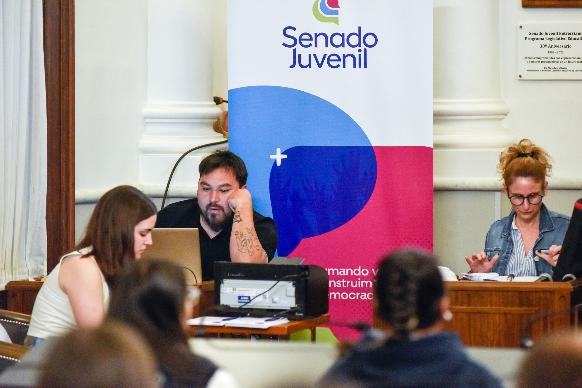 Senado Juvenil: estudiantes de Concordia defendieron sus proyectos
