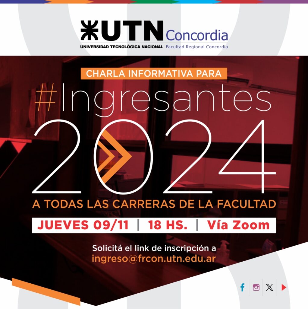 Charla informativa para ingresar a la UTN Concordia