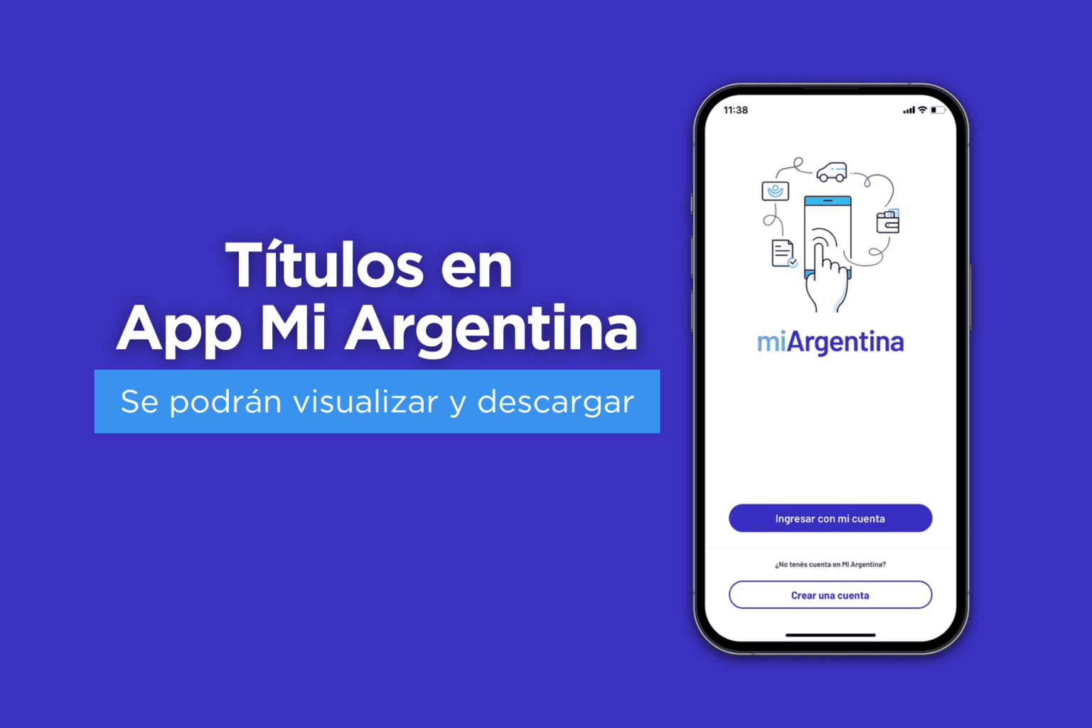 Se podrá descargar títulos de estudios desde la app Mi Argentina